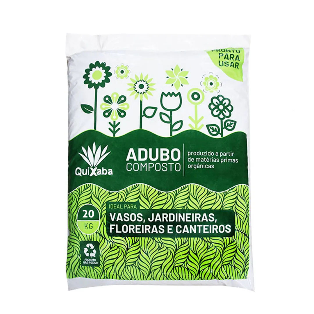 Adubo Orgânico Composto Quixaba 20kg - Terra Zoo