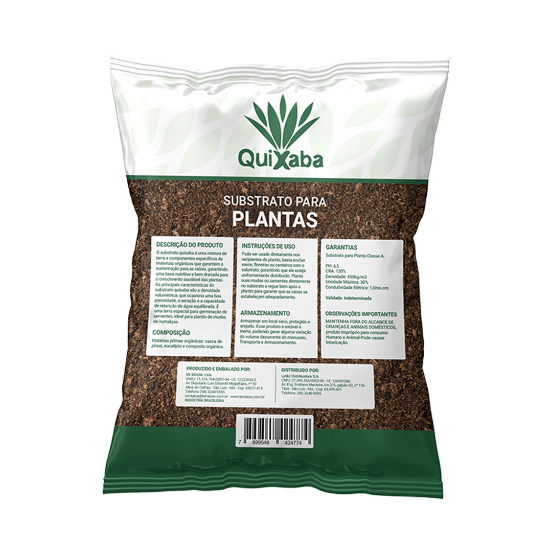 Substrato para Plantas Quixaba 15Kg - Terra Zoo