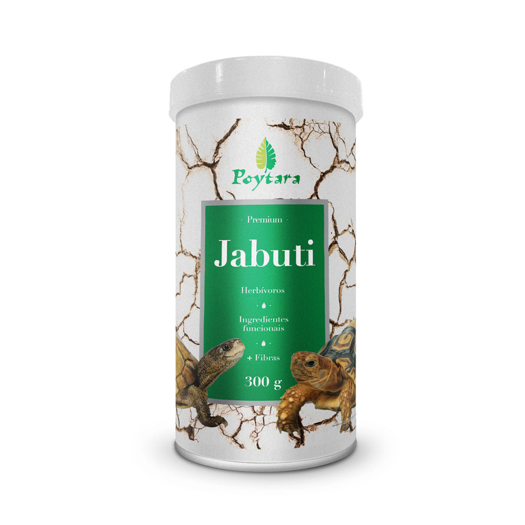 Ração Poytara para Jabuti 300g - Terra Zoo